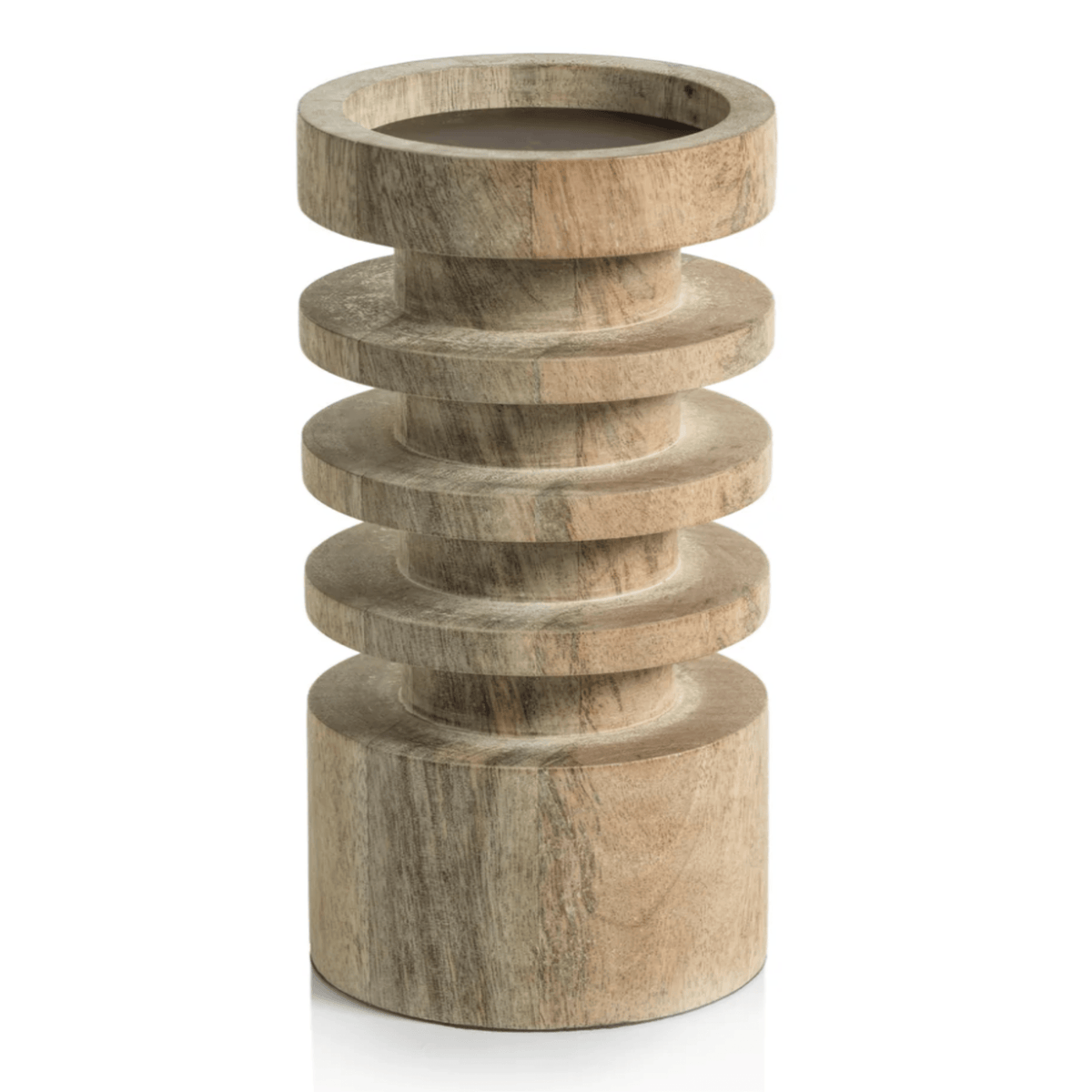 Le Salama Carved Mango Wood Pillar Medium – Nest Interior Design