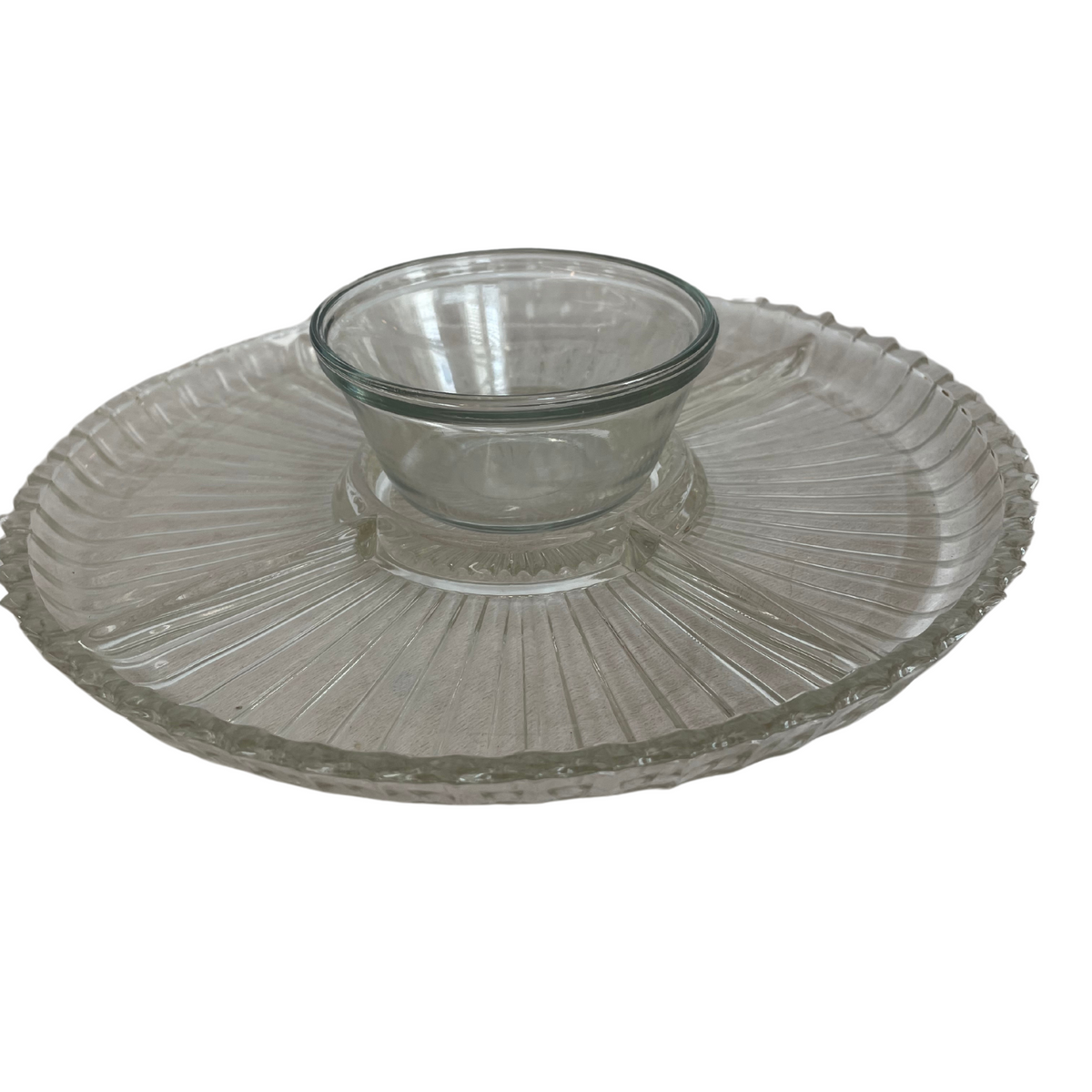 Vintage Glass Serving Set Nest Interior Design
