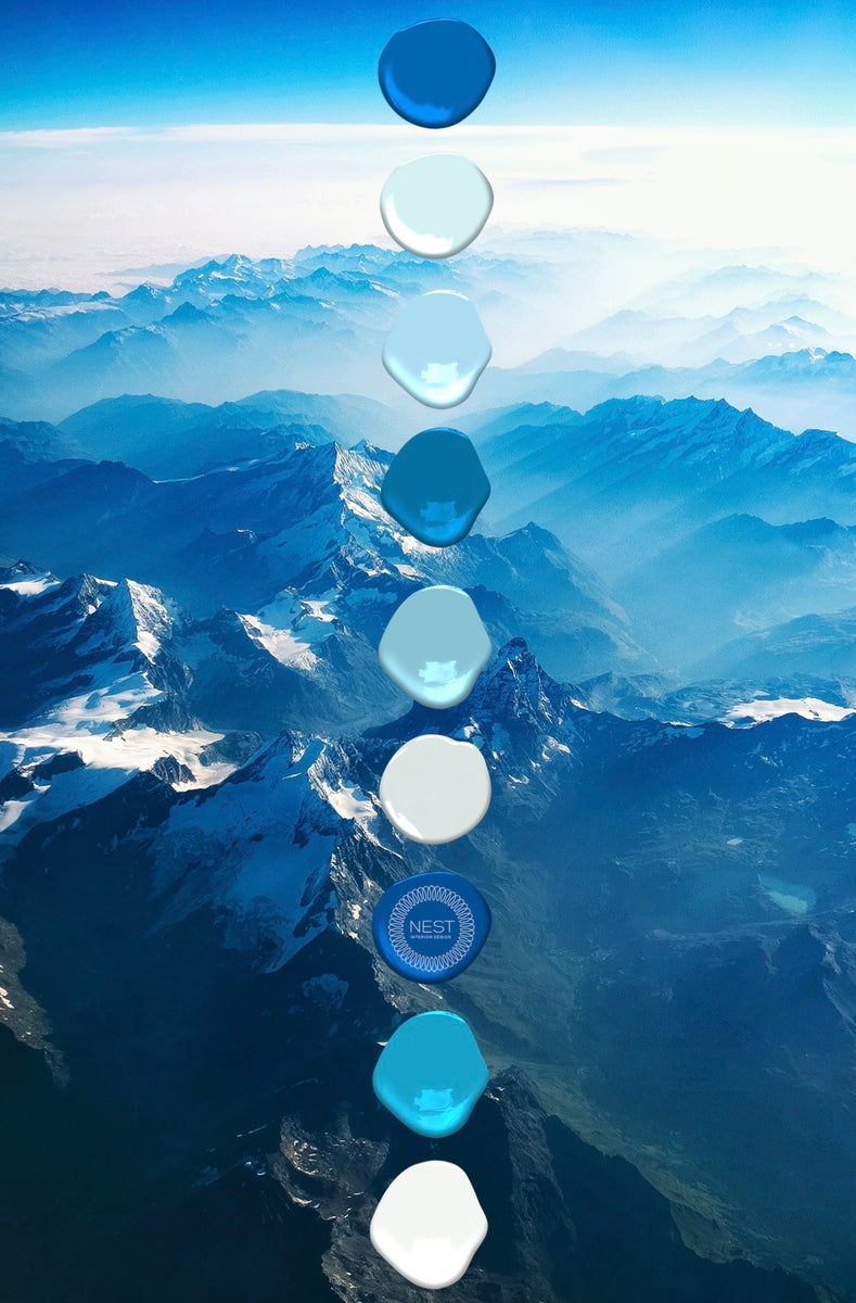 Perfect, Icy Blue Paint Palette – Nest Interior Design
