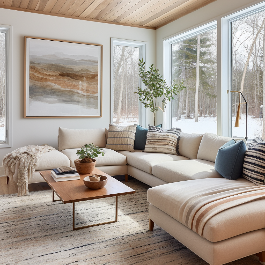 Bright and Cozy Den – Nest Interior Design