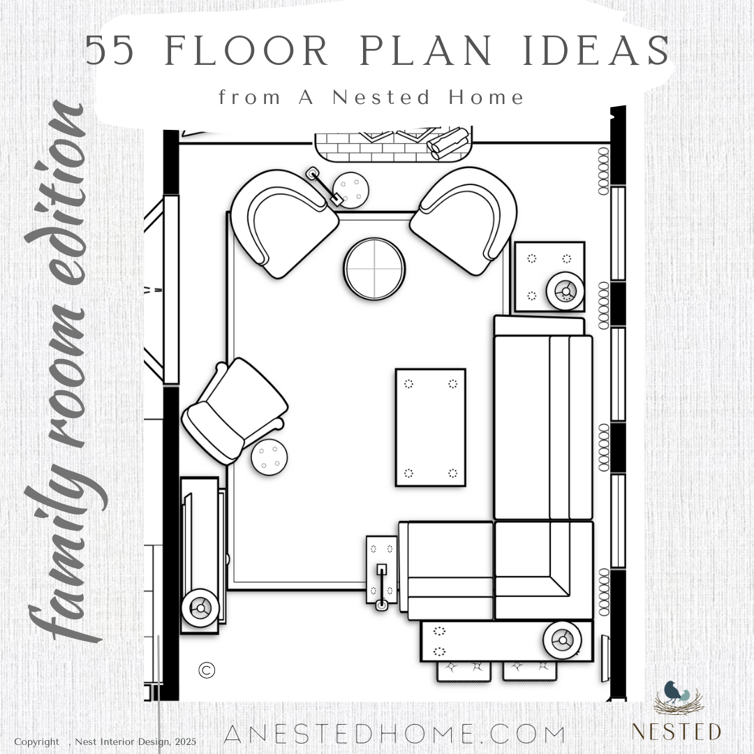 55 Floor Plans to Inspire: Create the Family Room of Your Dreams with ...
