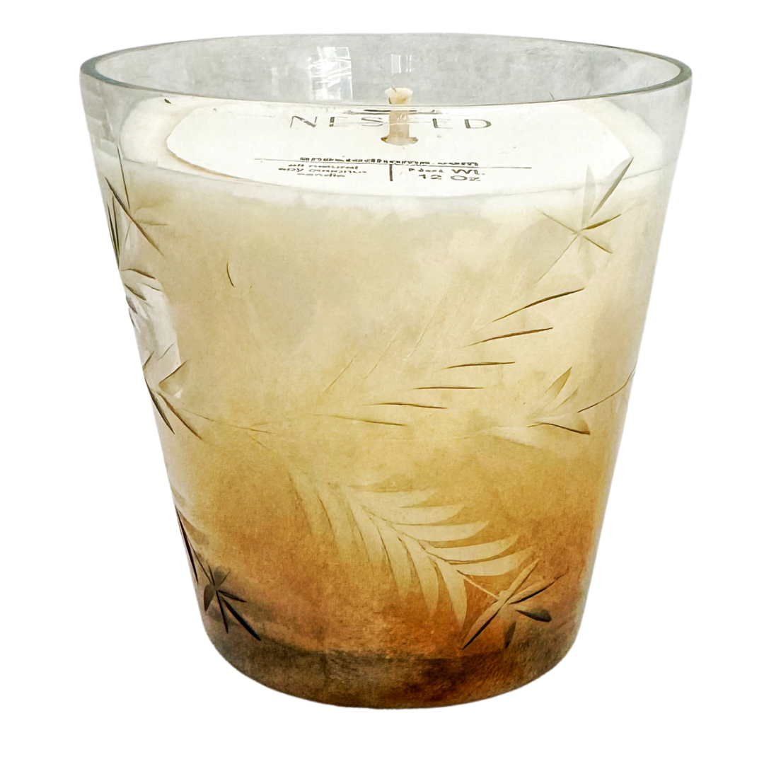 Brandy Old Fashioned Candle in Decorative Amber Vessel – Nest Interior ...
