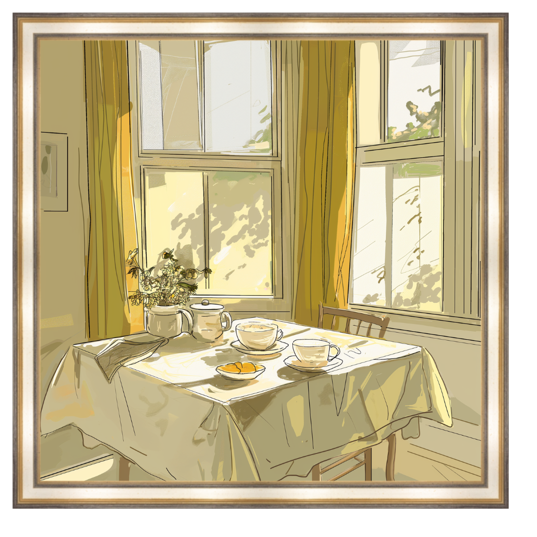 'Sunny Shadows' Artwork – Nest Interior Design