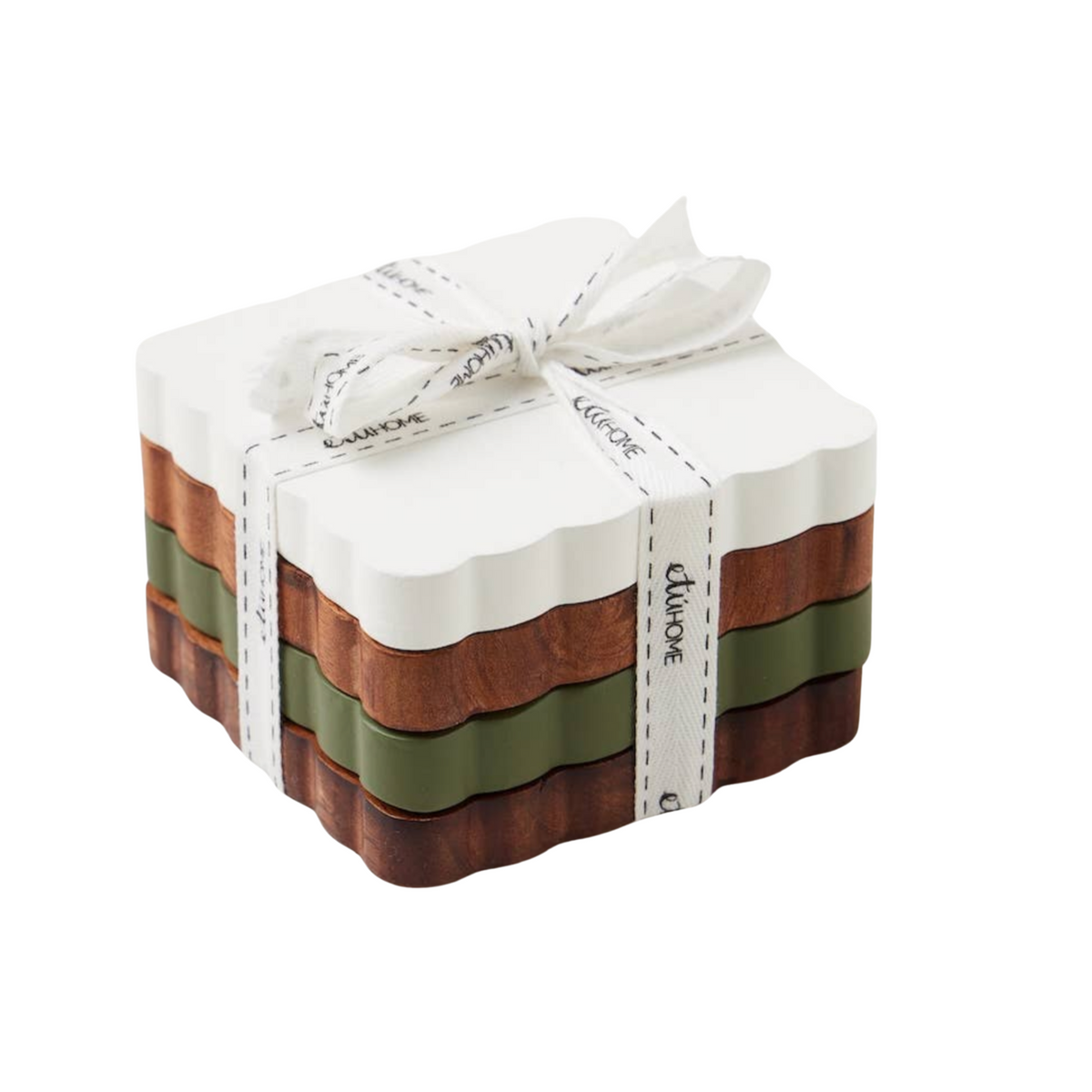 Heritage Scalloped Coasters, Set of Four – Nest Interior Design